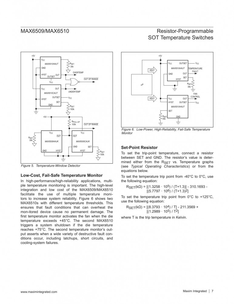 MAX6510 datasheet page 7