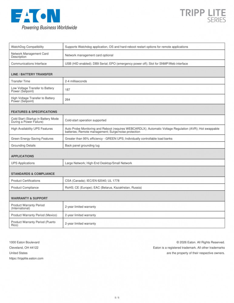 SMX500RT1U technical document image, page 5
