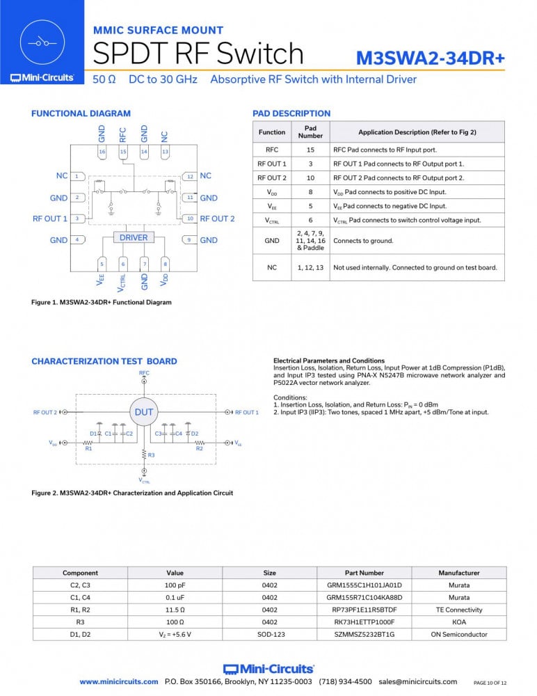 M3SWA2-34DR+ datasheet page 10
