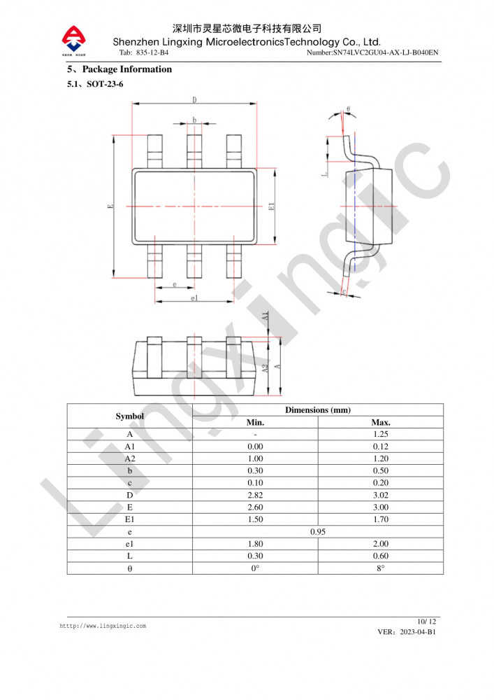SN74LVC2GU04DB(LX) datasheet page 10