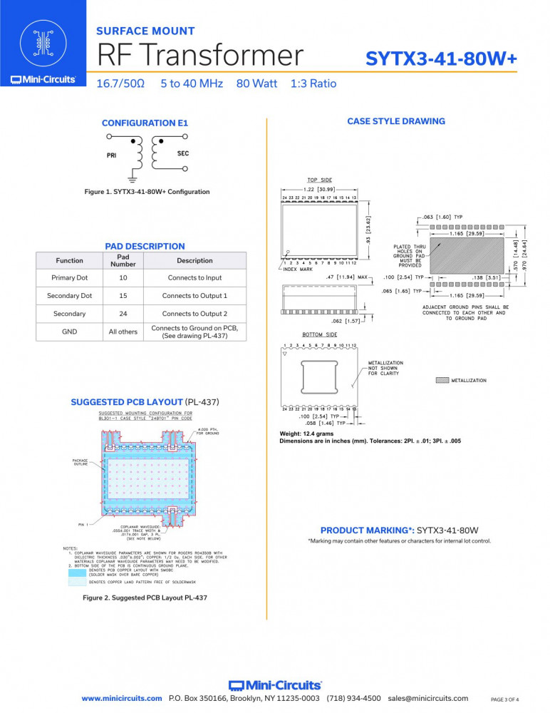 SYTX3-41-80W+ technical document page 3