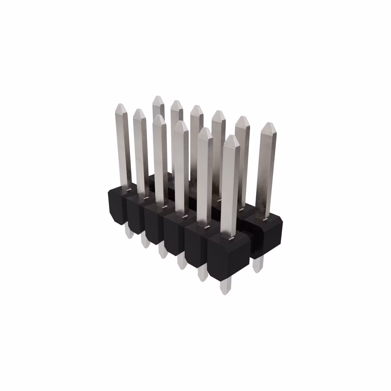 MX150 Dual Row Header, Vertical, 12 Circuits, 2.5µm Tin (Sn) Plating, 11.20mm Mating Pin Length, 3.05mm PC Tail Length for sale