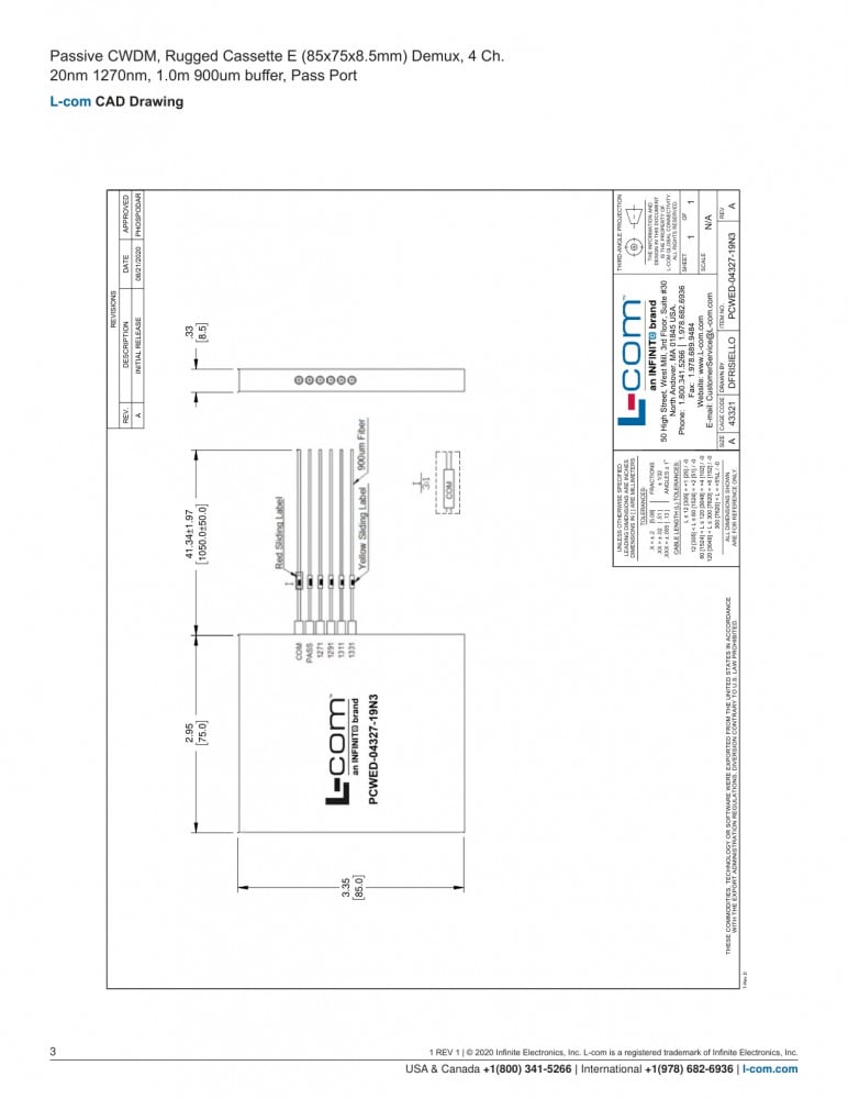 PCWED-04327-19N3 datasheet page 3
