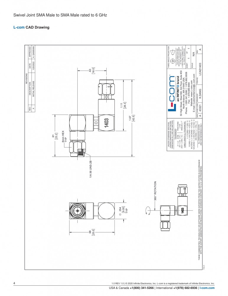 LCAD1403 datasheet page 4