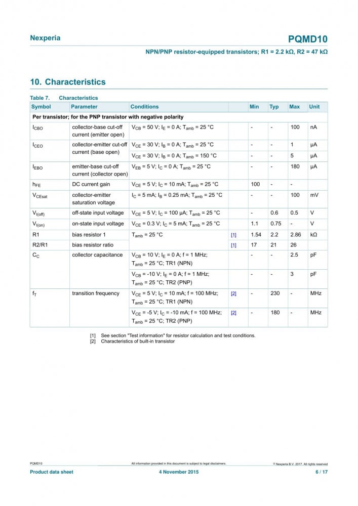 PQMD10Z datasheet page 6