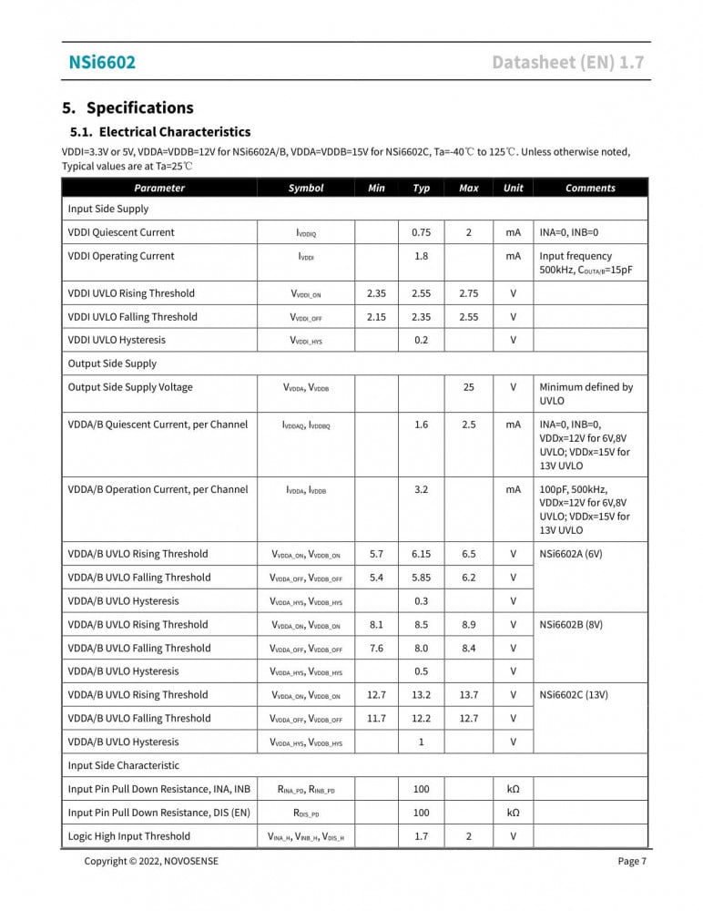 NSi6602A datasheet page 7