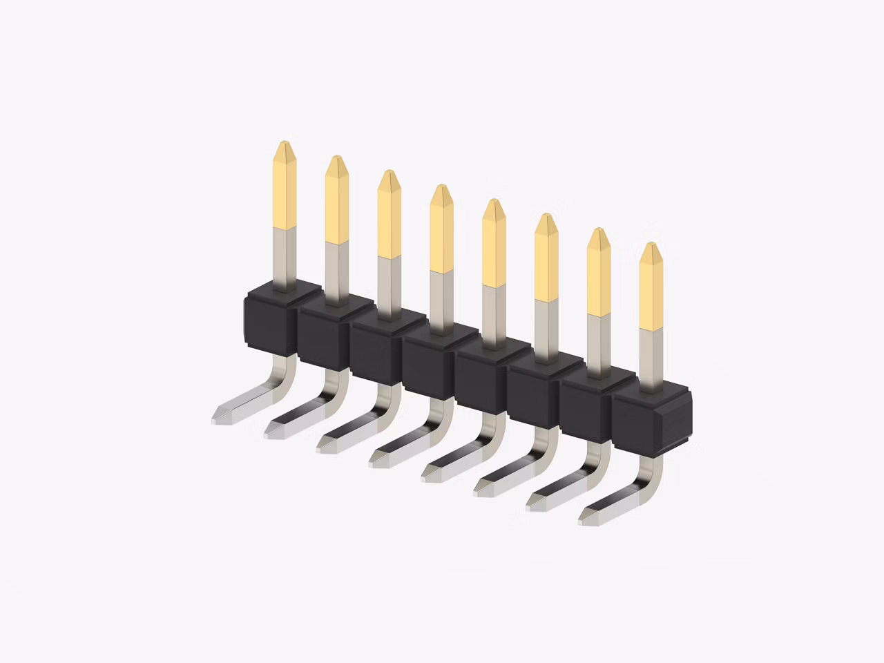 KK 254 Breakaway Header, Right-Angle Surface Mount Compatible, 8 Circuits, 0.38µm Gold (Au) Plating, Mating Pin Length 6.20mm, Bag for sale
