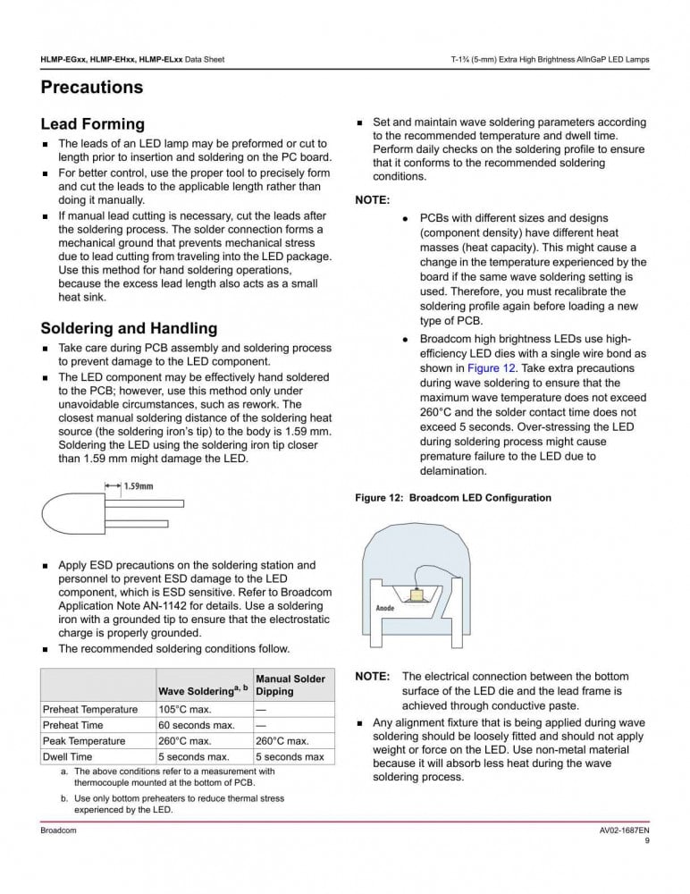 HLMP-EL1G-130DD datasheet page 9