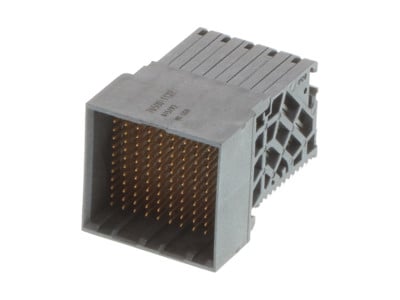 Impact 100 Ohm 4 Pair RAM Right-Angle Header, Unguided, Dual Endwall, 10  Columns, 120 Circuits, Pin Length 4.90mm, Plated Through Hole Dimension  0.39mm, Lead-Free for sale