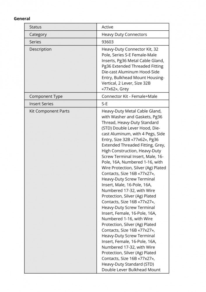 MOLEX 936030098 technical document page 2