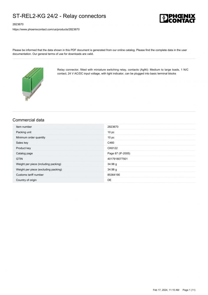 2823670 document page 1