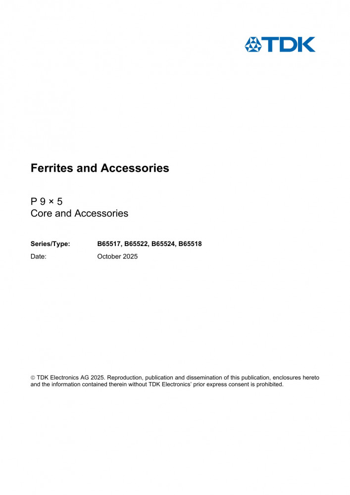 Ferrite catalogue page 1