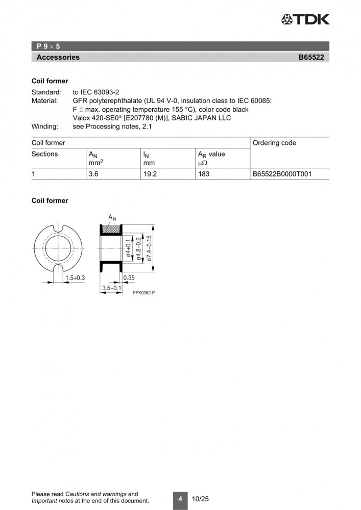 Ferrite catalogue page 4