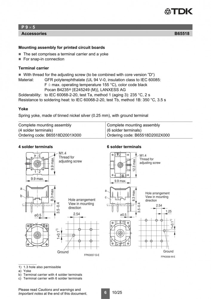 Ferrite catalogue page 6