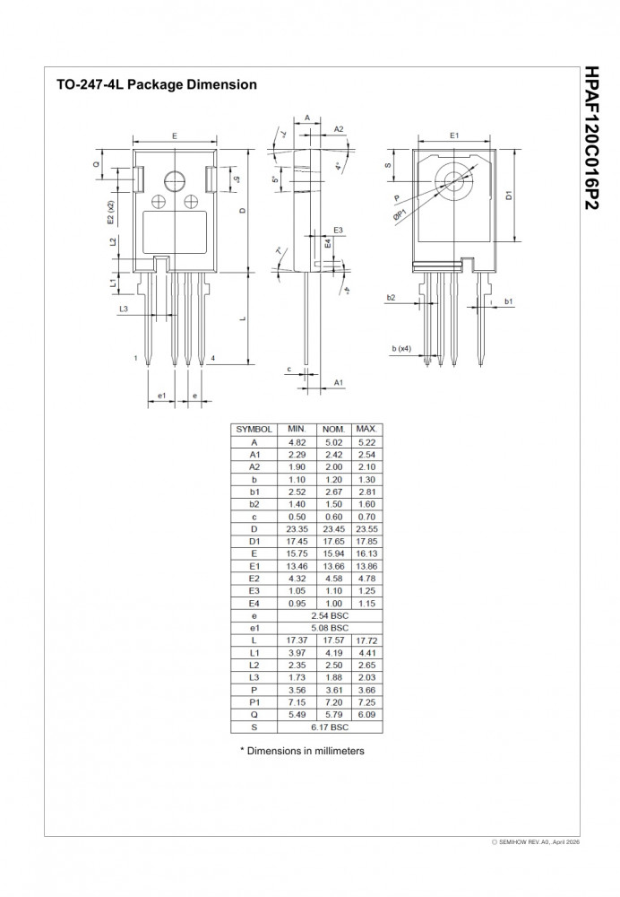 HPAF120C016P2 datasheet page 8