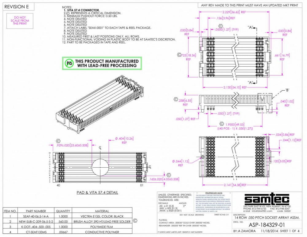 ASP-184329-01 technical drawing page 1