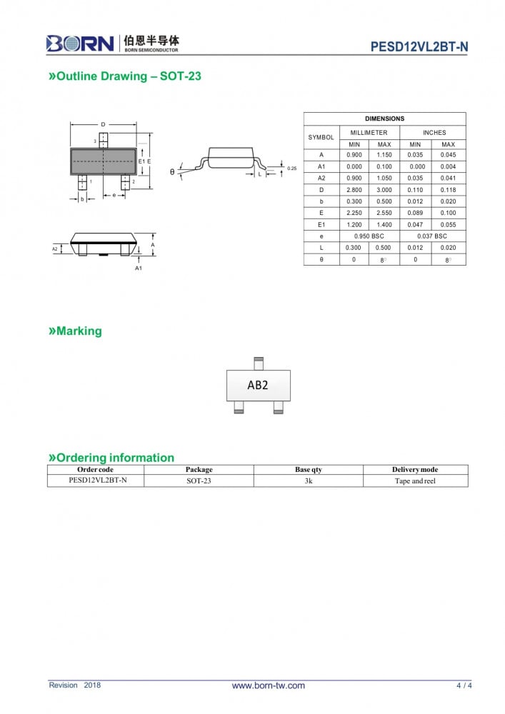 PESD12VL2BT-N datasheet page 4