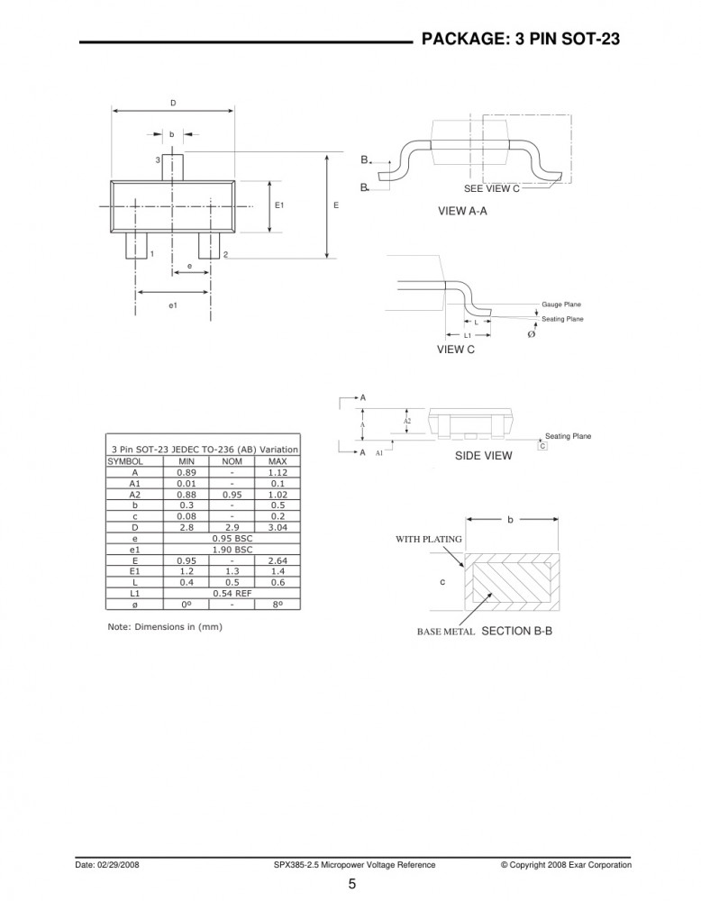 SPX385 datasheet page 5