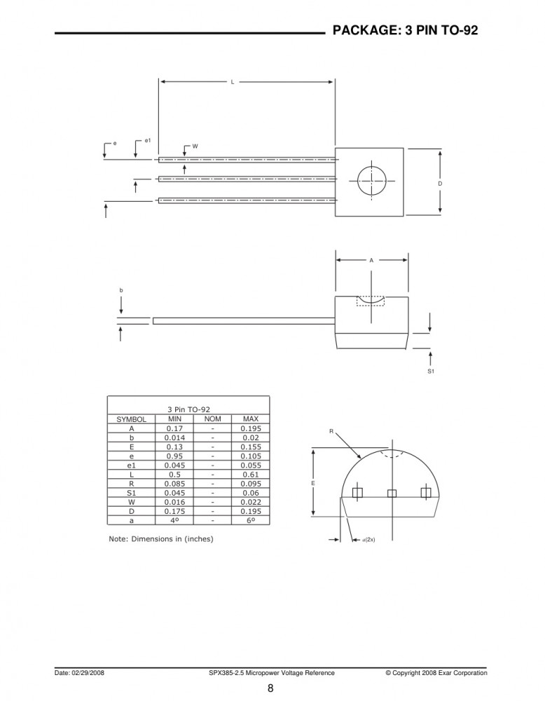 SPX385 datasheet page 8