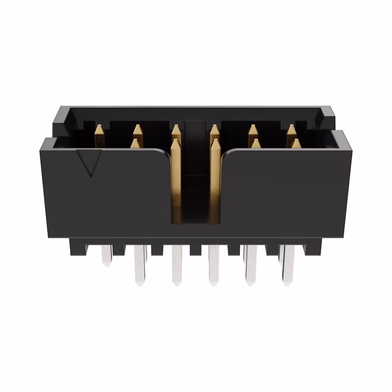 2.00mm Pitch, Milli-Grid PCB Header, Dual Row, Vertical, Through Hole, Shrouded, 12 Circuits, Circuit 1 Voided, 0.38µm Gold (Au) Plating, 2.50mm Tail Length, Dual Side Slots, Center Polarization, Tube for sale