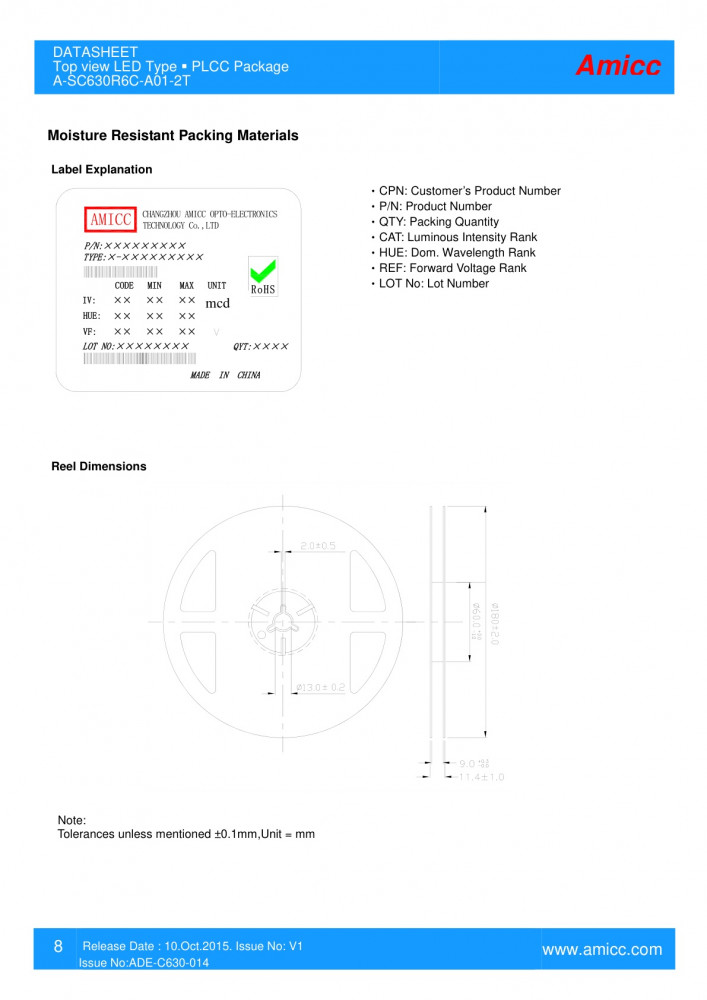 A-SC630R6C-A01-2T datasheet page 8