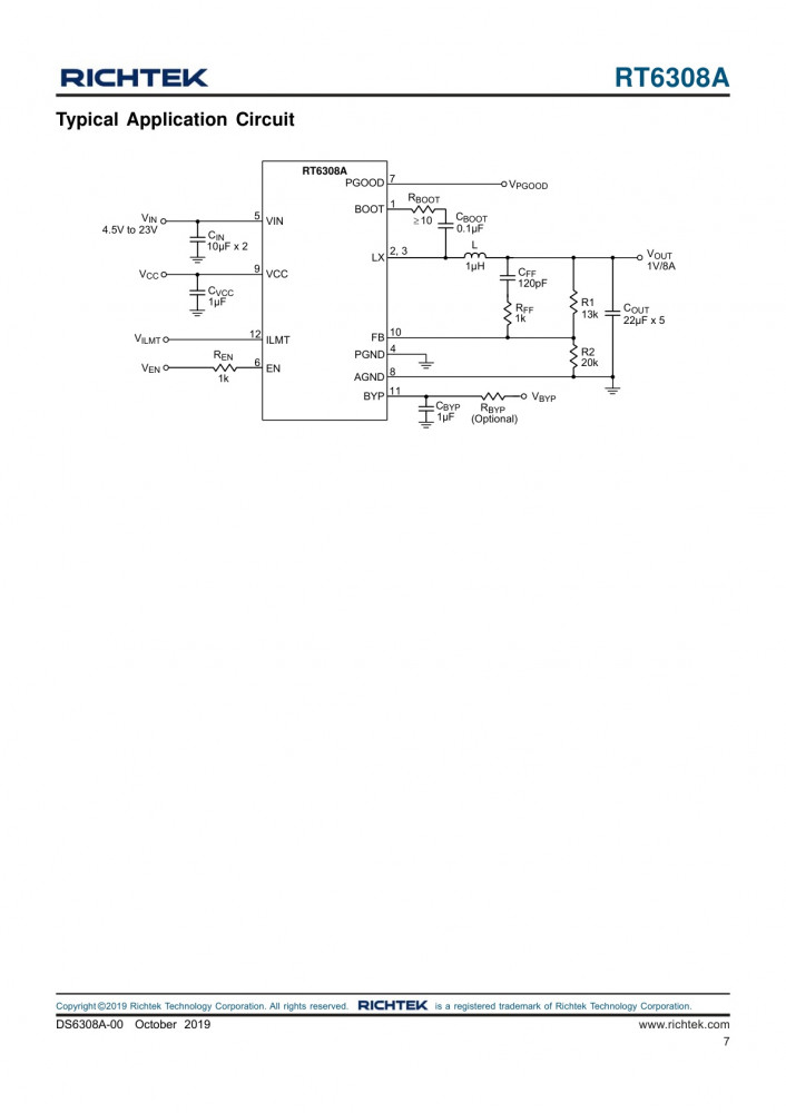 RT6308A datasheet page 7