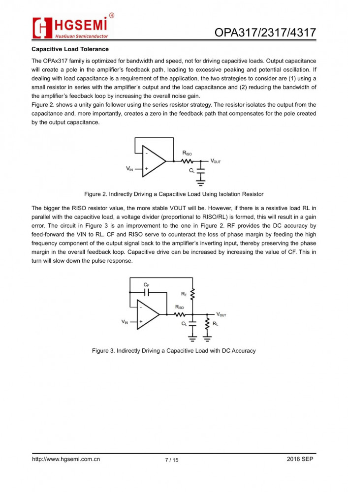 OPA317M/TR technical document page 7