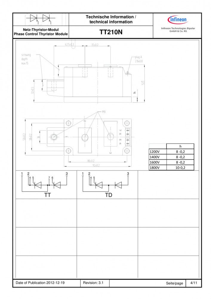 TD210N18KOF technical document page 4