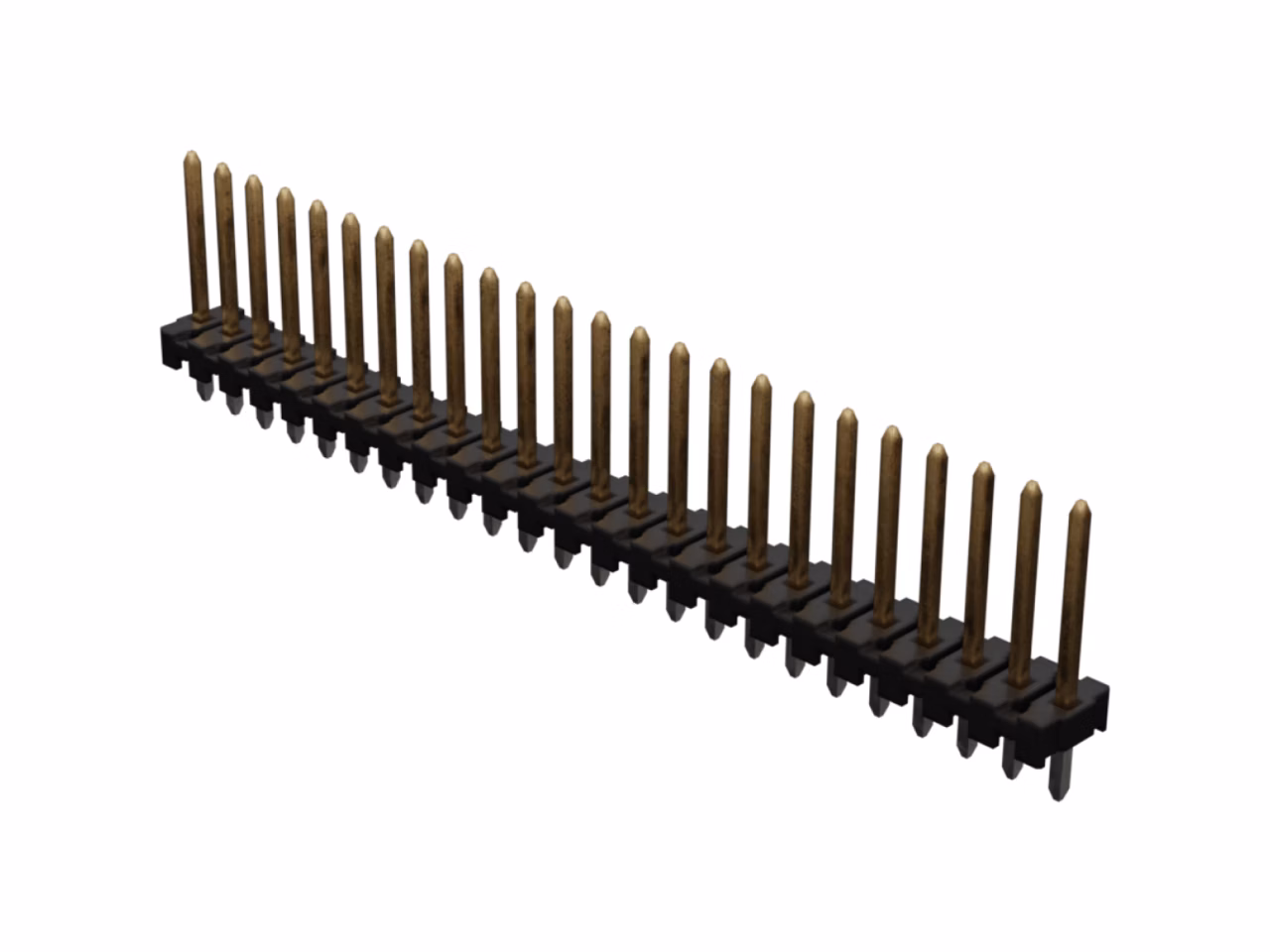 KK 396 Breakaway Header, Vertical, 24 Circuits, 0.50µm Gold (Au) Selective Plating, Pin Length 22.71mm (.894