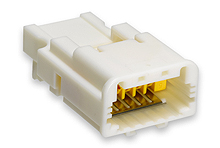 2.54mm Pitch MOX Receptacle Housing, 6 Circuits, Dual Row, Gray