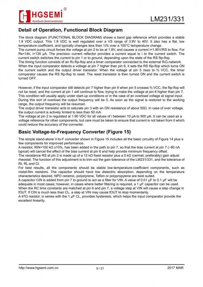 LM331AM/TR datasheet page 9