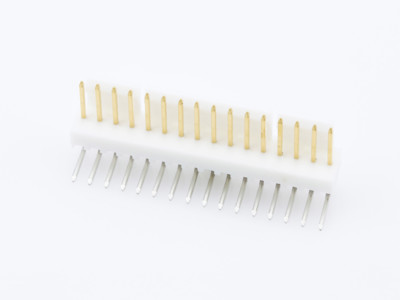 KK 254 Solid Header, Right-Angle, with Friction Lock, 16 Circuits, 0.51µm Gold (Au) Plating, Bag for sale