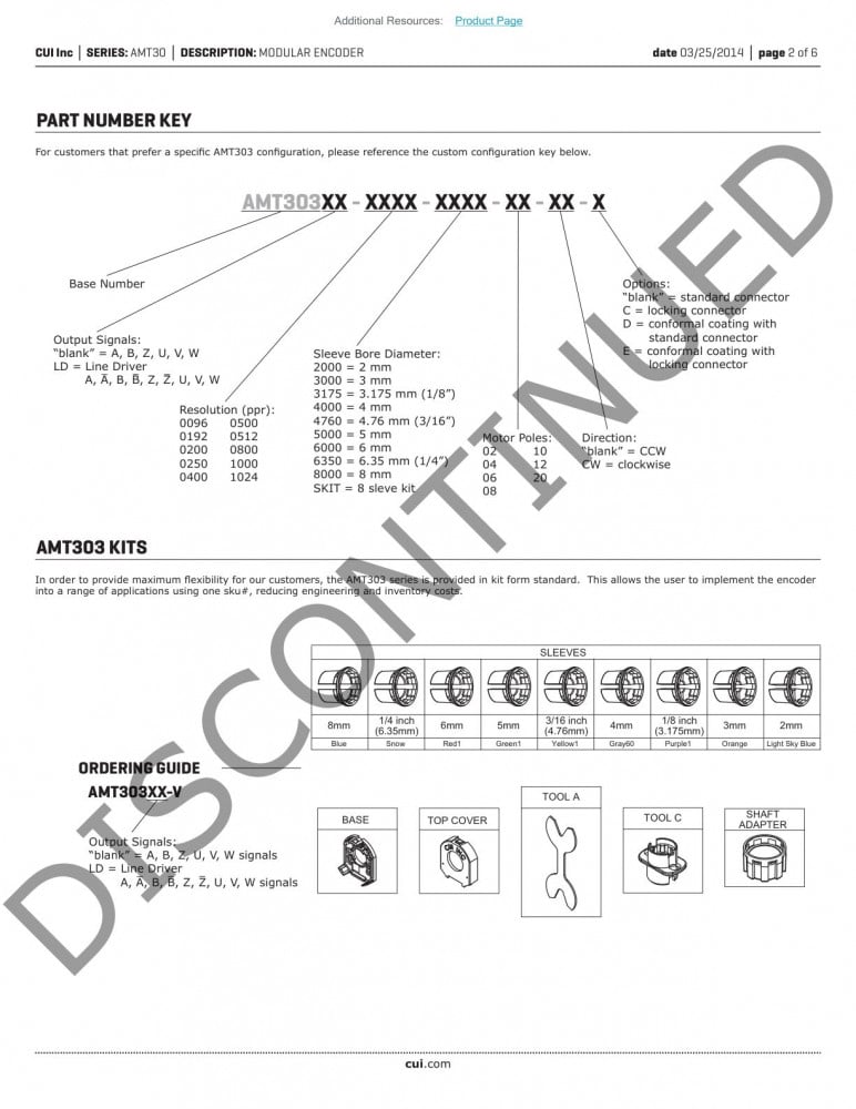 AMT303LD-DMK datasheet page 2