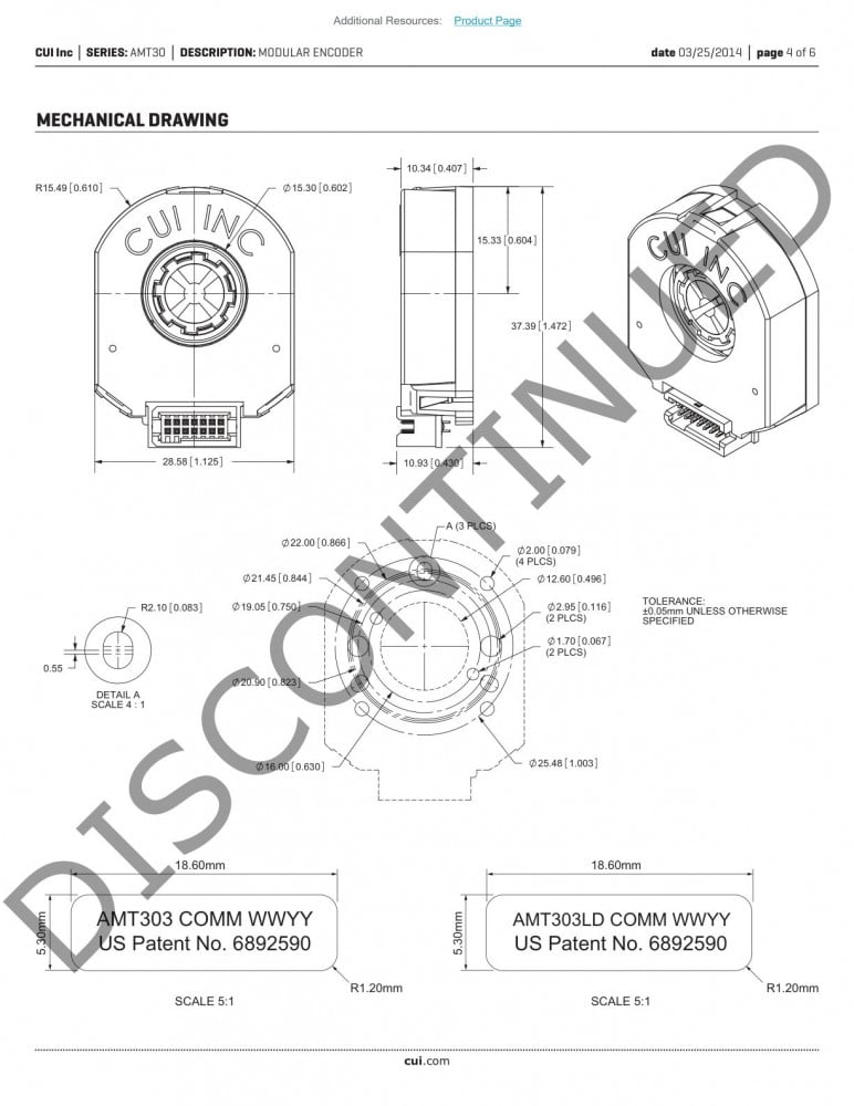 AMT303LD-DMK datasheet page 4