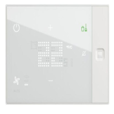 UXone flush mounting Hotel Thermostat 24V in white color  with DND MUR for sale