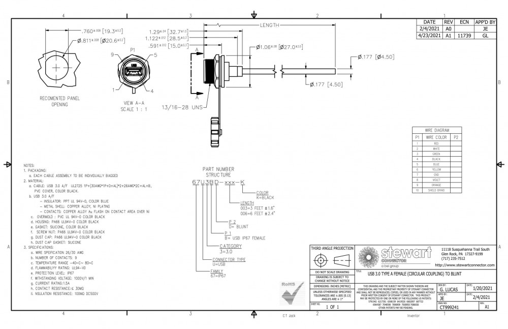 67U3BD-006-K technical document preview