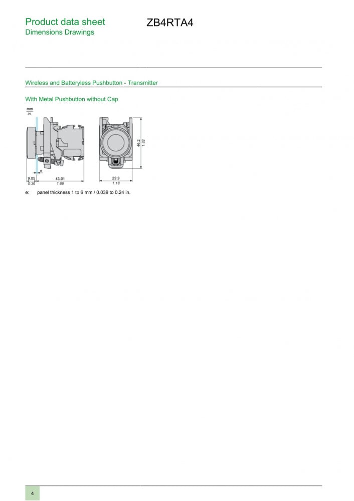 ZB4RTA4 technical document page 4