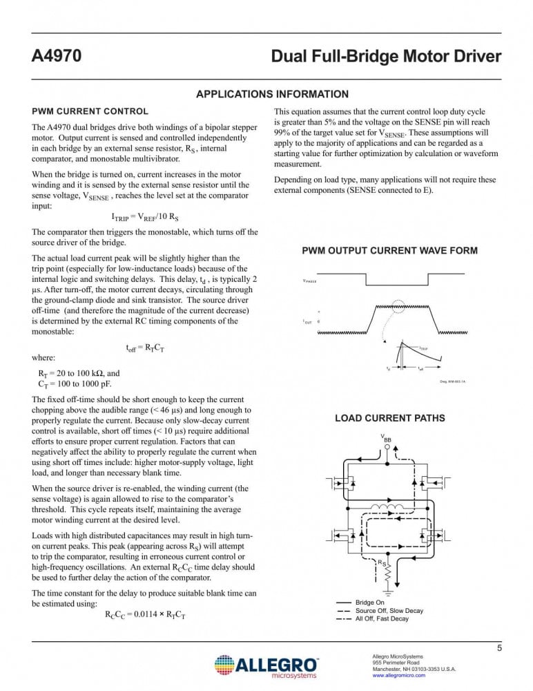 A4970GLBTR-T datasheet page 5