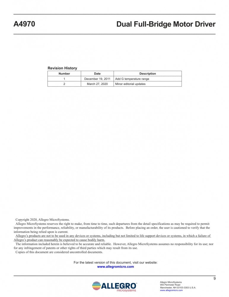 A4970GLBTR-T datasheet page 9