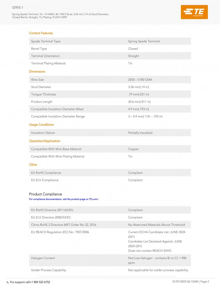 52955-1 technical document page 2