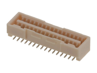 Micro-Lock 1.25mm Pitch Dual-Row Vertical Header, Beige, 40 Circuits