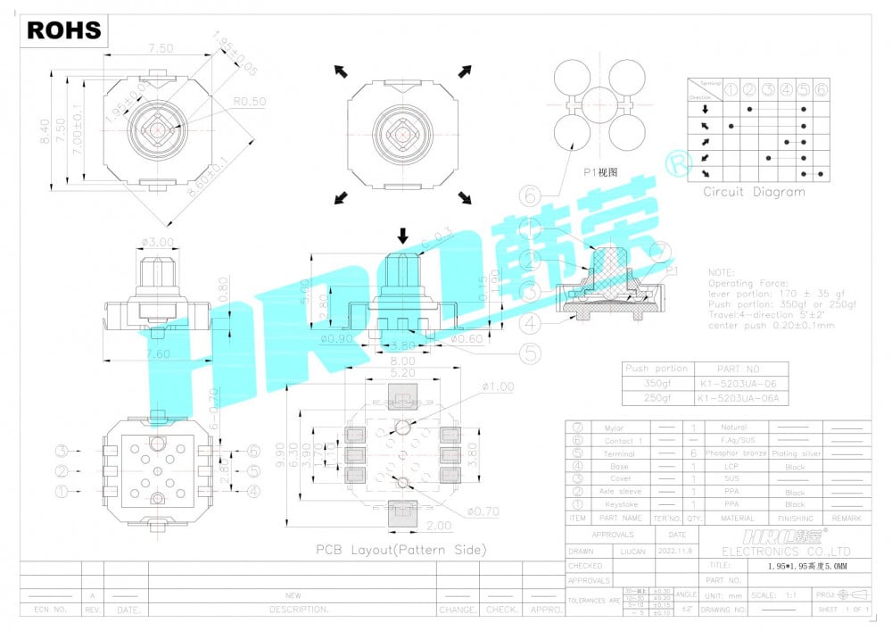K1-5203UA-06A manufacturer drawing preview