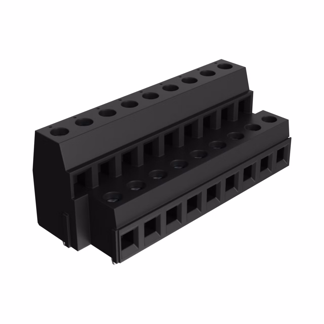 5.08mm Pitch Beau Eurostyle Low Profile, Two Level Terminal Block, Modular, 18 Circuits for sale