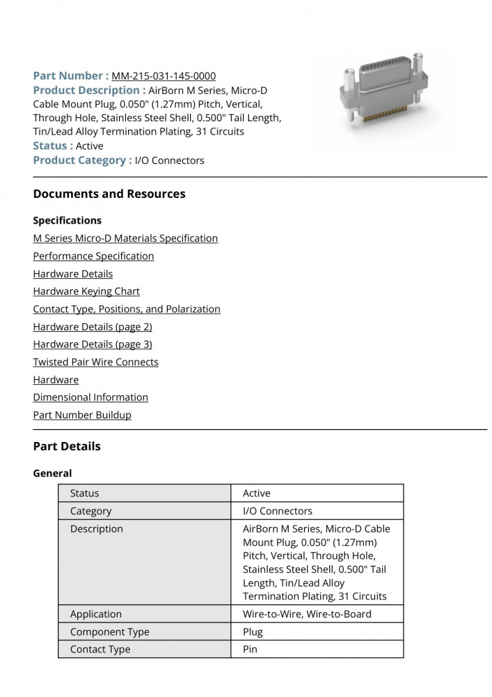 MM-215-031-145-0000 technical document page 1
