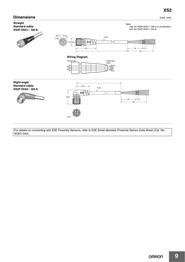 OMRON XS2 documentation page 9