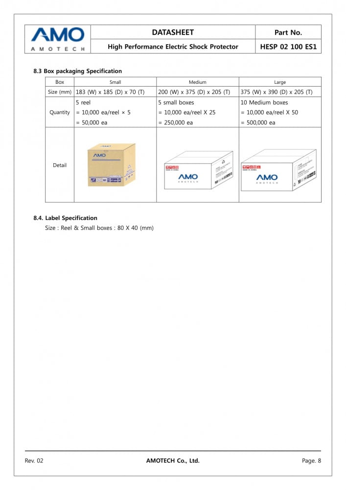 HESP02100ES1 datasheet page 8