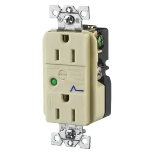 Locking Devices, Hubbellock, Mobile X-Ray, Male Plug, 50A 250V, 2-Pole 3-Wire Grounding, Non NEMA, ScrewTerminal, Gray