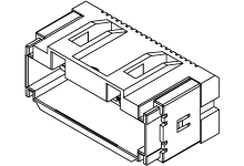 1.25mm Pitch Duo-Clasp Wire-to-Board PCB Receptacle, Dual Row, Right-Angle, 0.10µm Gold (Au) Plating, 40 Circuits for sale