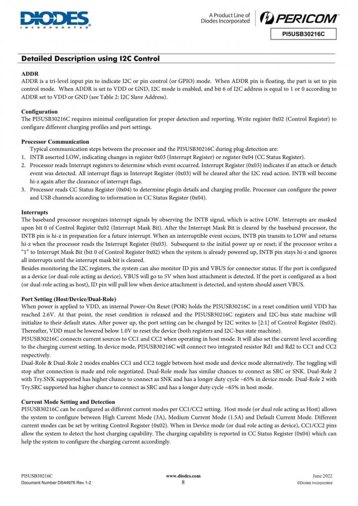 PI5USB30216CXUAEX datasheet page 8