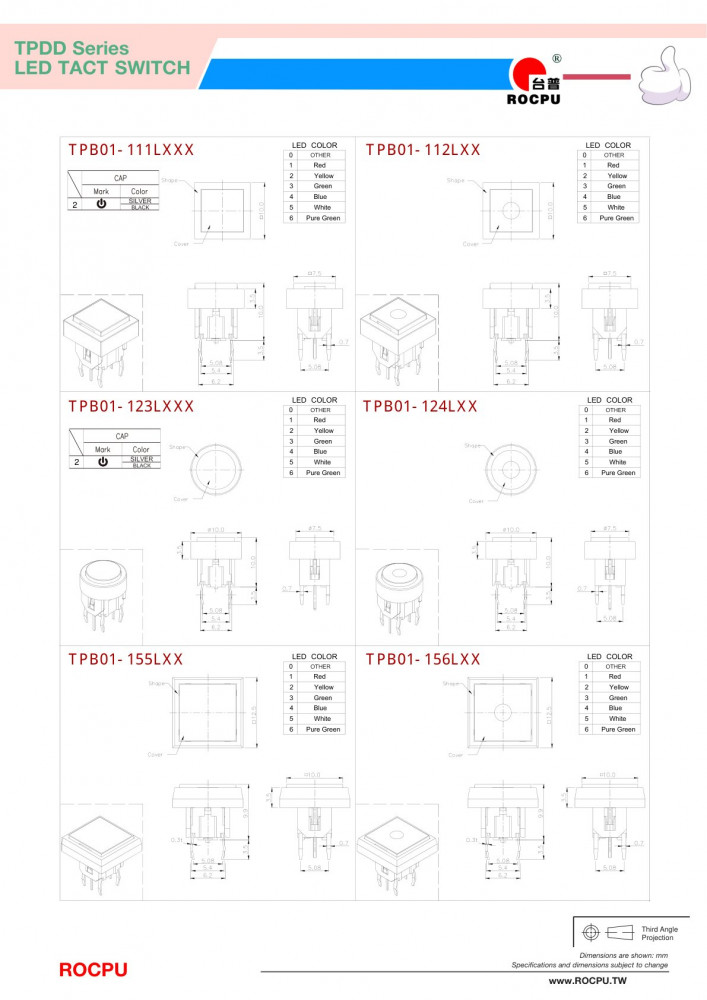 TPB01 series document page 6